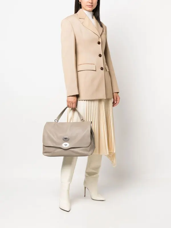 ZANELLATO Postina Daily Medium Tote Bag - Grey
