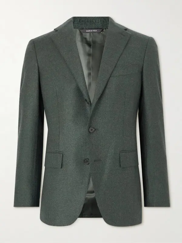 Loro Piana Torino Cashmere And Alpaca-blend Blazer - Gray