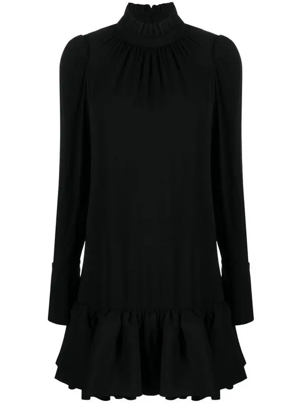 Rabanne Frilled-hem Short Dress