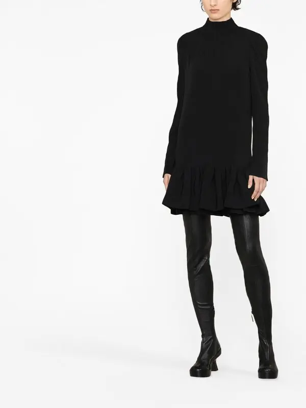 Rabanne Frilled-hem Short Dress