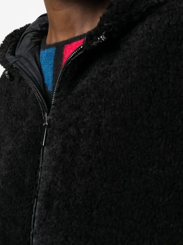 Emporio Armani Faux-shearling Reversible Jacket