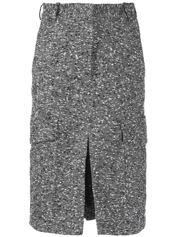 Victoria Beckham Tailored Cargo Midi Skirt