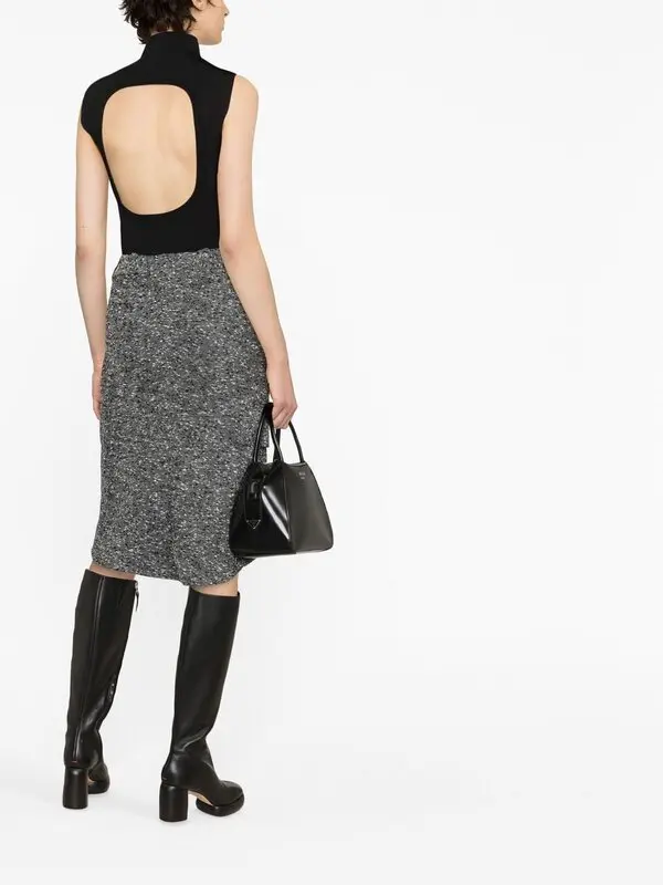 Victoria Beckham Tailored Cargo Midi Skirt