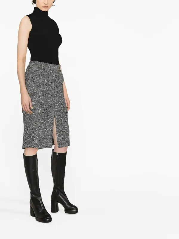 Victoria Beckham Tailored Cargo Midi Skirt