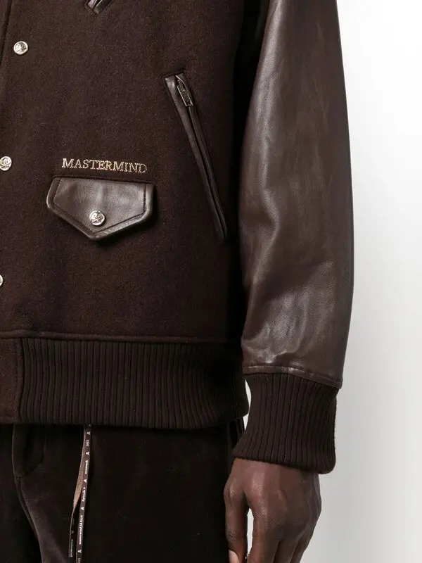 MASTERMIND WORLD Two-tone Bomber Jacket