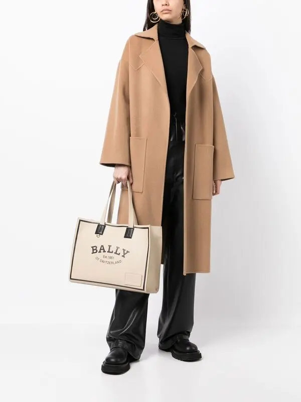 Bally Crystalia Leather Tote Bag