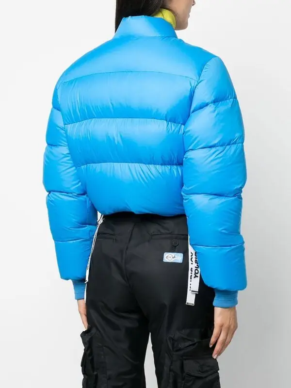 Khrisjoy Cropped Padded Bomber Jacket