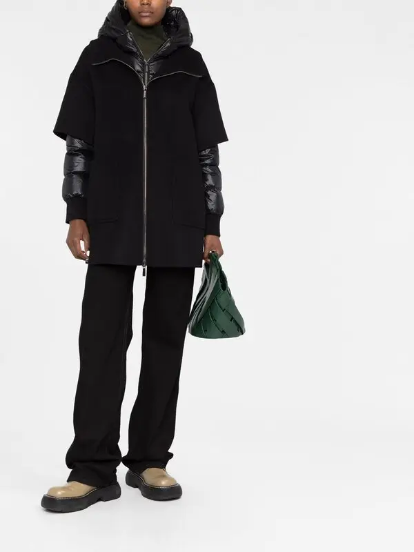 MOORER Layered Puffer Coat