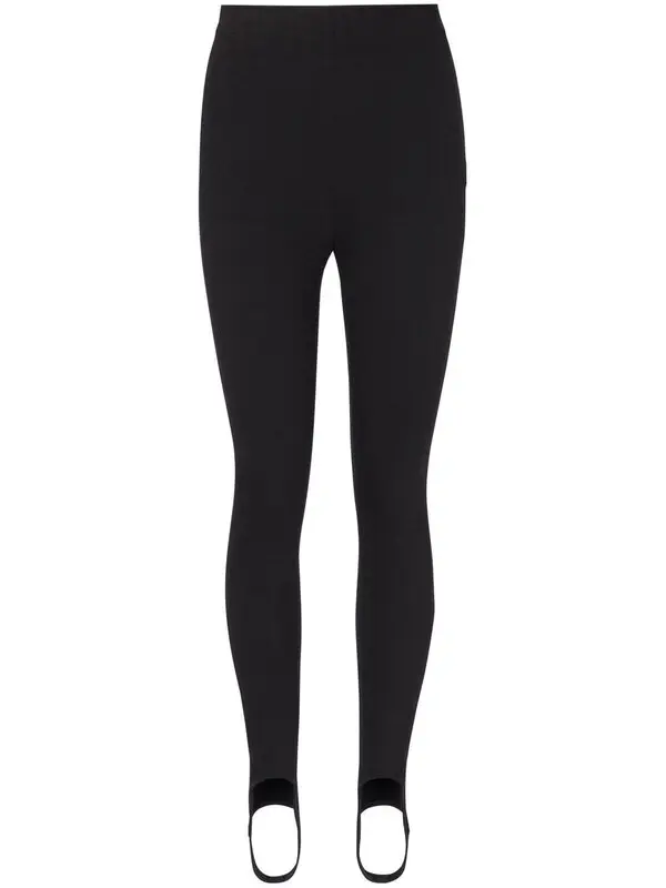 Balmain Stirrup-cuffs Cotton-blend Leggings