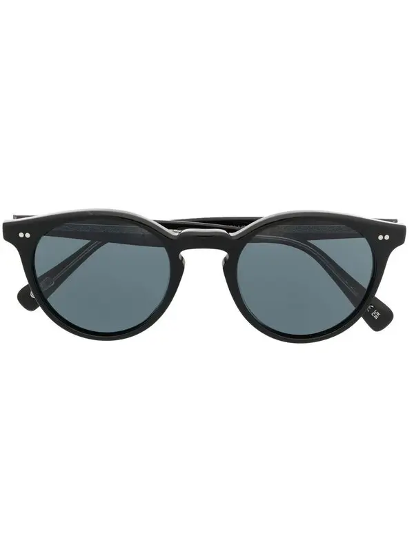 Oliver Spencer Romare Round-frame Sunglasses - Black