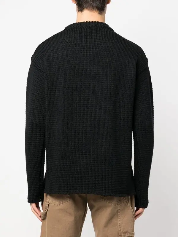 TEN C Crew-neck Knitted Jumper
