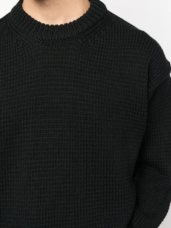 TEN C Crew-neck Knitted Jumper