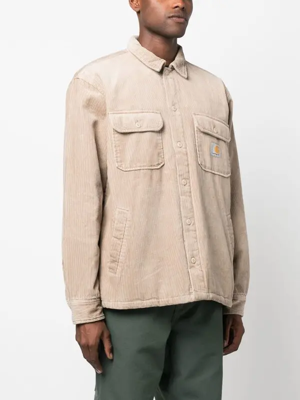 Carhartt Work In Progress Logo-patch Buttoned Shirt