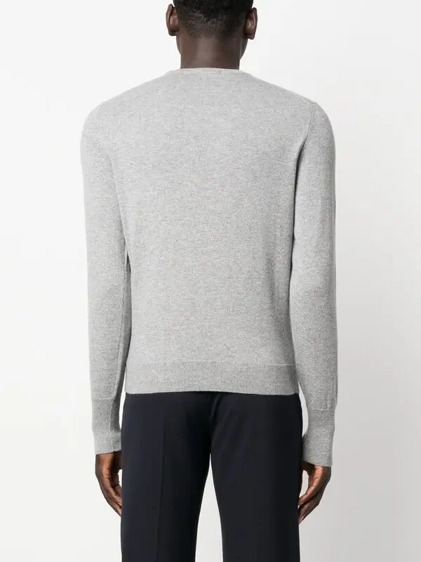 DRUMOHR Crew Neck Cashmere Jumper - Grey