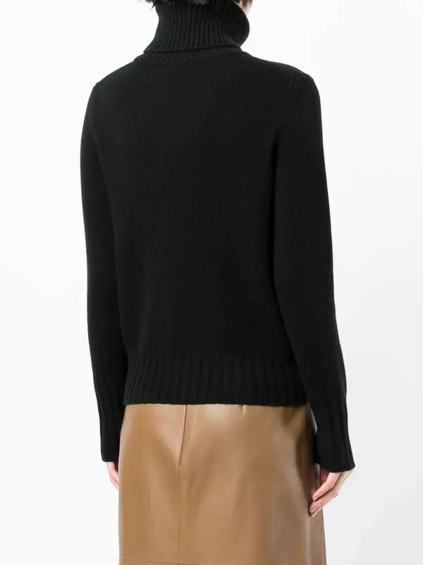 N.peal Chunky Roll-neck Organic Cashmere Jumper