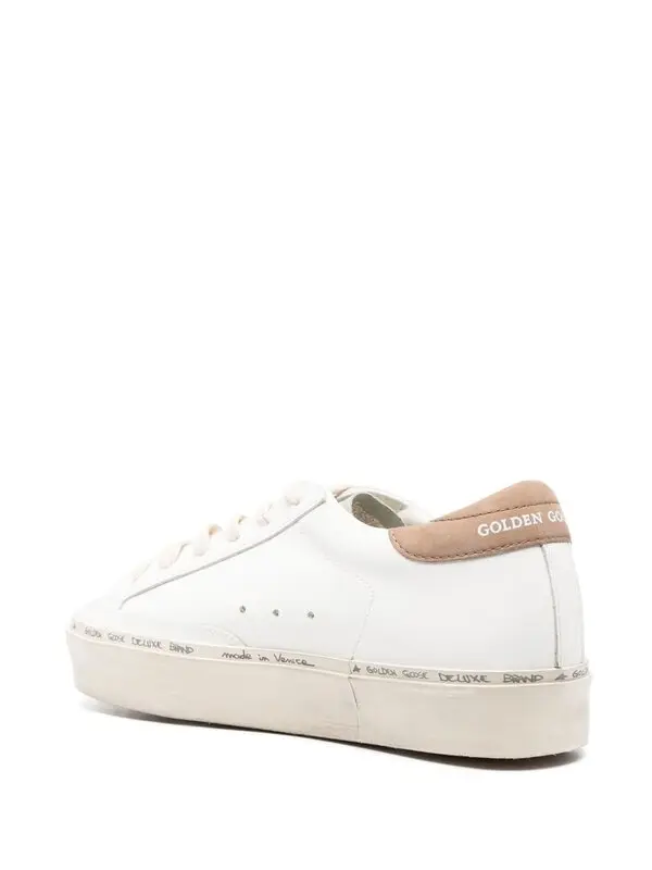 GOLDEN GOOSE Hi Star Lace-up Sneakers - White