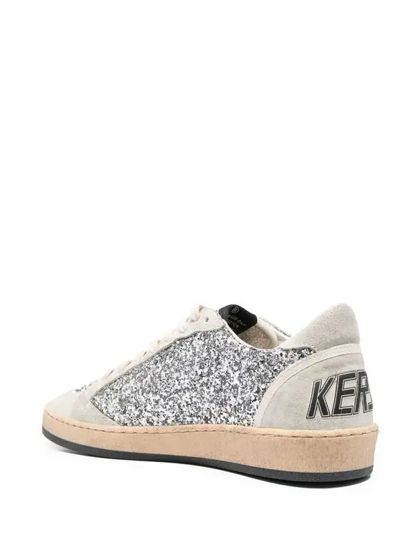 GOLDEN GOOSE Ball Star Glitter Sneakers - Neutrals
