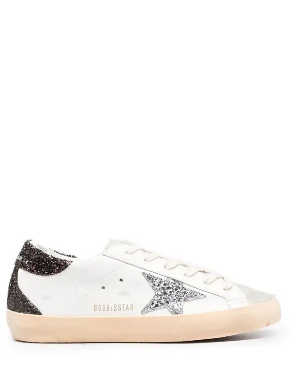 GOLDEN GOOSE Super-star Trainers - White