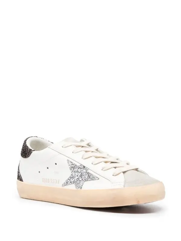 GOLDEN GOOSE Super-star Trainers - White