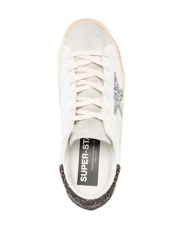 GOLDEN GOOSE Super-star Trainers - White