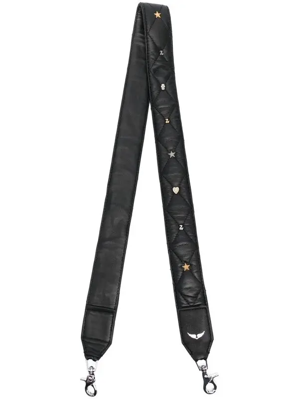 Zadig&Voltaire Leather Bag Strap With Stud Details
