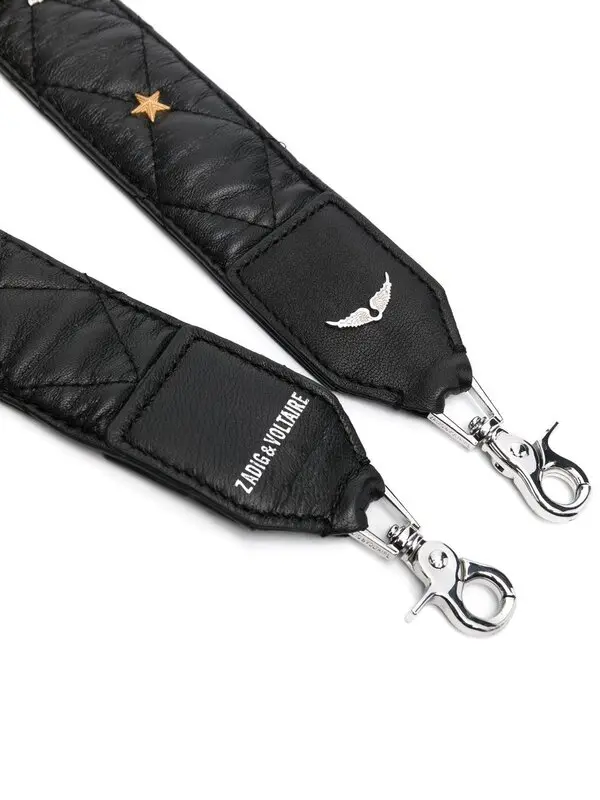 Zadig&Voltaire Leather Bag Strap With Stud Details