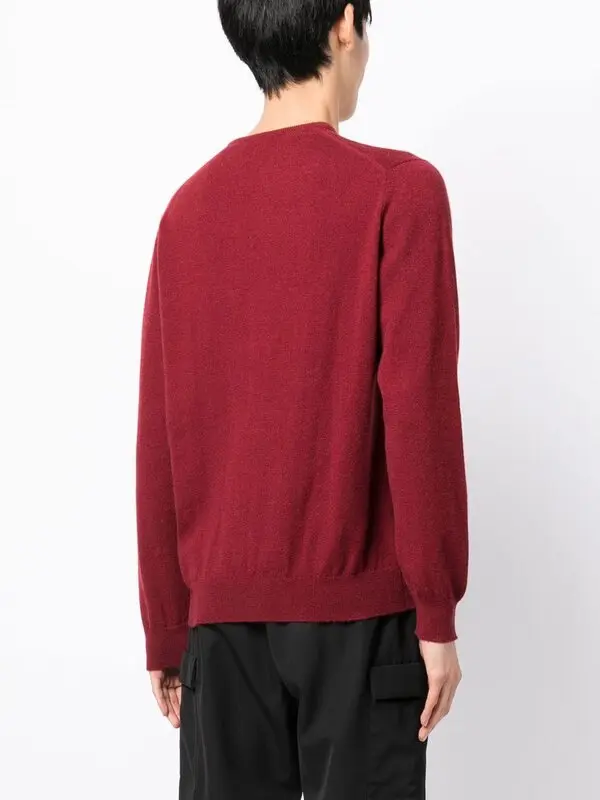 LEATHERSMITH OF LONDON V-neck Knit Jumper