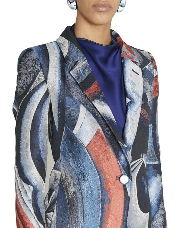 Giorgio Armani Geometric Jacquard Blazer