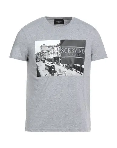 Ermanno Scervino T-shirt Size Cotton, Elastane - Light Grey