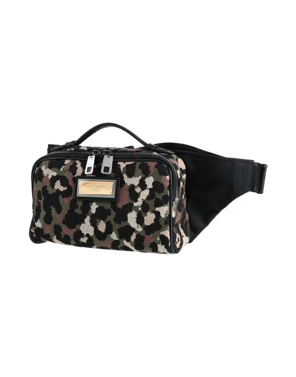 Dolce Gabbana Belt Bag With Detachable Top Handle In Black 40
