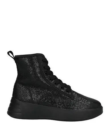 Hogan High-top Calfskin Sneakers - Black