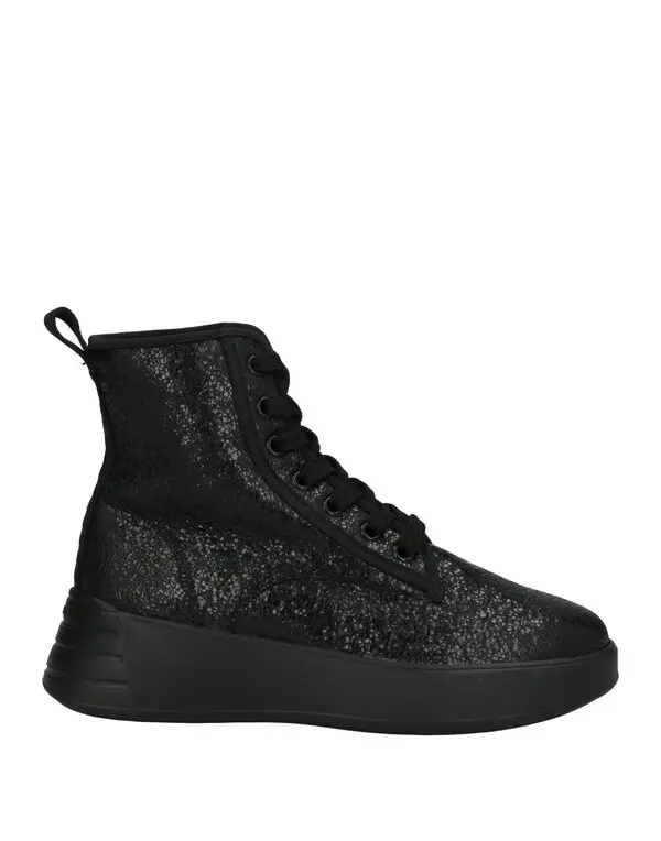 Hogan High-top Calfskin Sneakers - Black