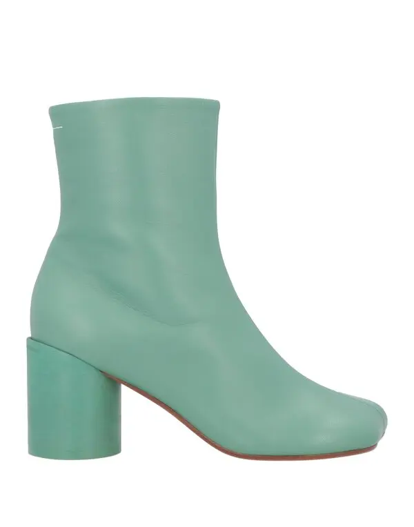 MAISON MARGIELA Ankle Boots In Soft Leather - Sage Green