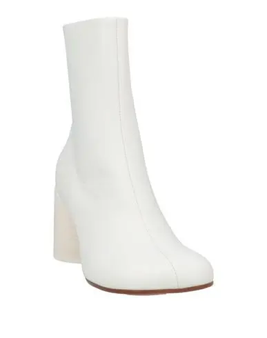 MAISON MARGIELA Soft Leather Ankle Boots - White