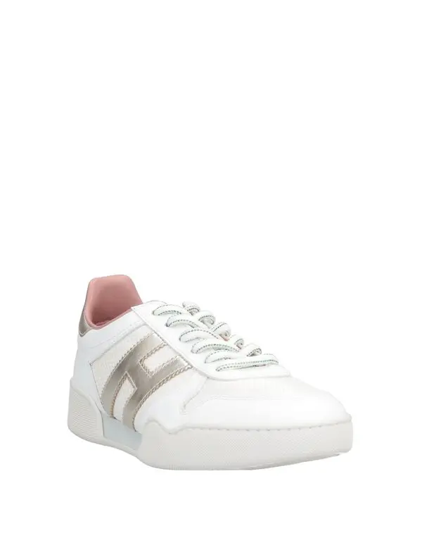 Hogan Soft Leather And Textile Fiber Sneakers