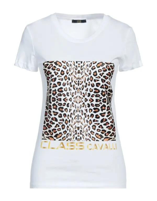 Roberto Cavalli Cotton T-shirt - White