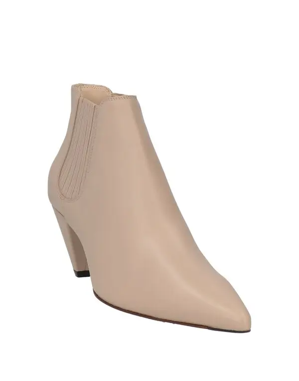 TOD'S Calfskin Ankle Boots - Beige