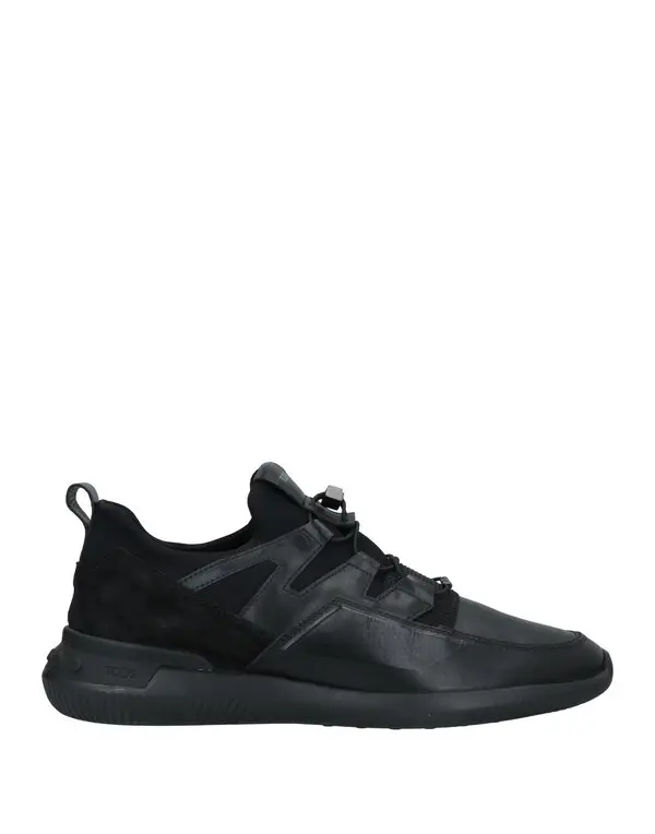 TOD'S NO CODE Leather And Textile Sneakers - Black