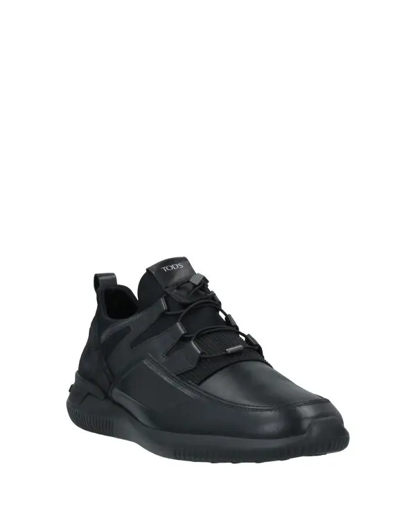 TOD'S NO CODE Leather And Textile Sneakers - Black