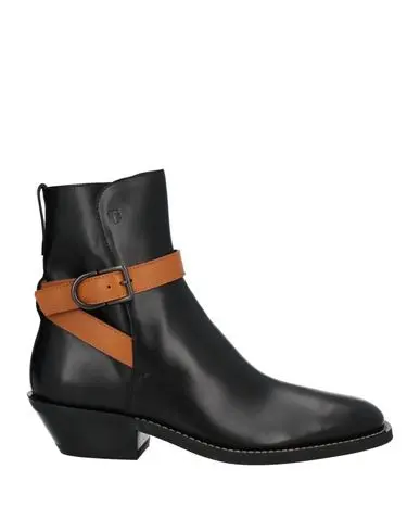 TOD'S Calfskin Ankle Boots - Black