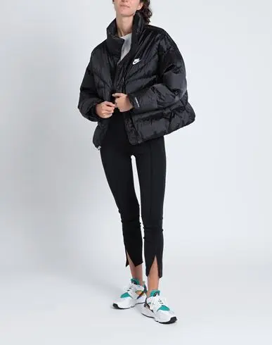 Nike W Nsw Tf Synfl City Shine Jkt Puffer Size Nylon In Black - 44 