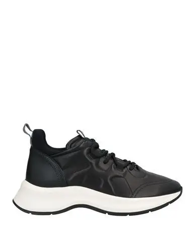 Hogan Leather And Textile Chunky Sneakers