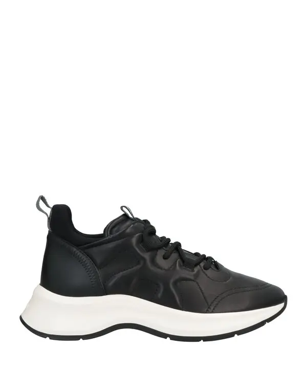 Hogan Leather And Textile Chunky Sneakers