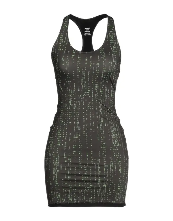 Vetements Mini Dress Size Polyamide, Elastane