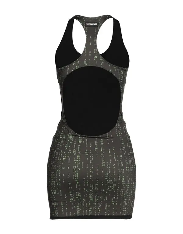 Vetements Mini Dress Size Polyamide, Elastane