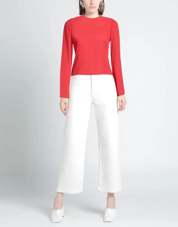 FRANKIE MORELLO Crepe Top - Red