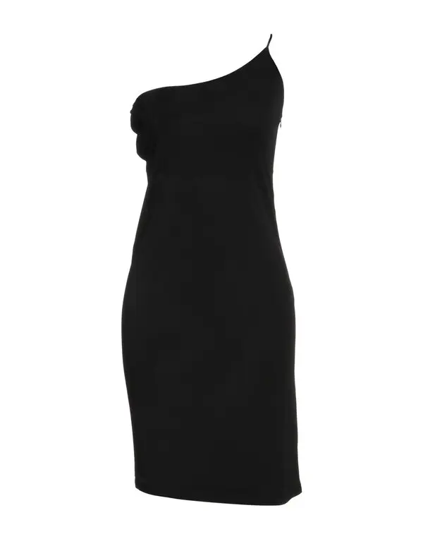 Dsquared2 One-shoulder Midi Dress - Black