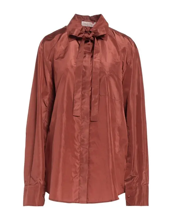 Valentino Garavani Silk Taffeta Shirt - Red