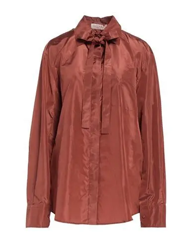 Valentino Garavani Silk Taffeta Shirt - Rust