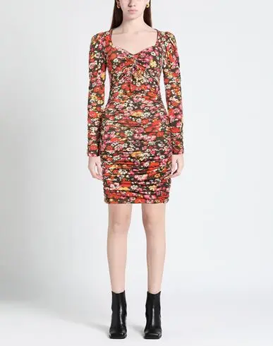 Pinko Mini Dress In Viscose And Elastane